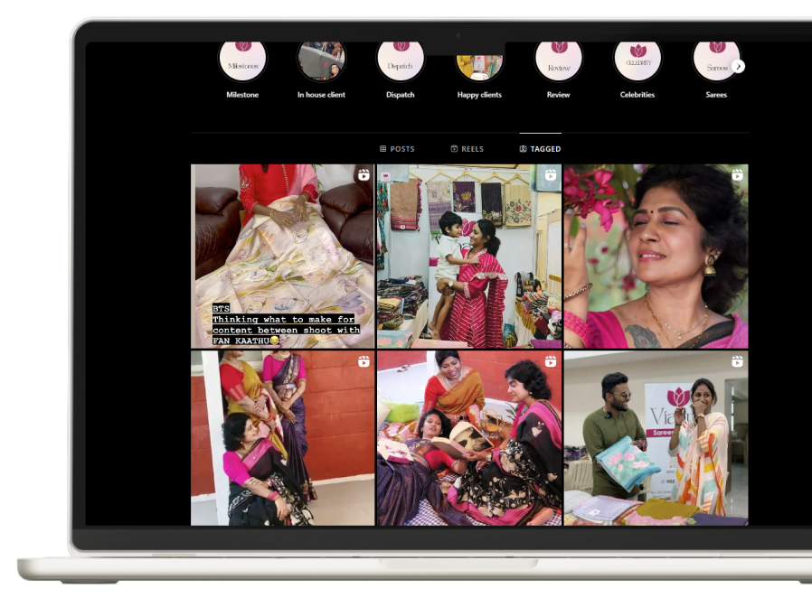 Top Social Media Marketing for Saree Business - ClickBox